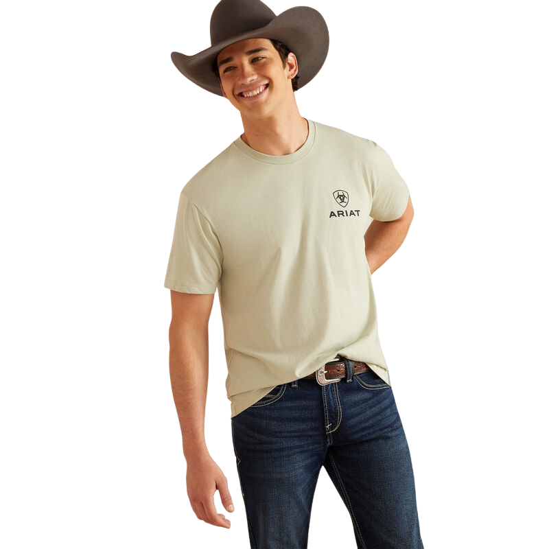 The Boot Jack:Ariat Clothing Men's Heather Lights Tee Shirt- Stylish & Comfortable