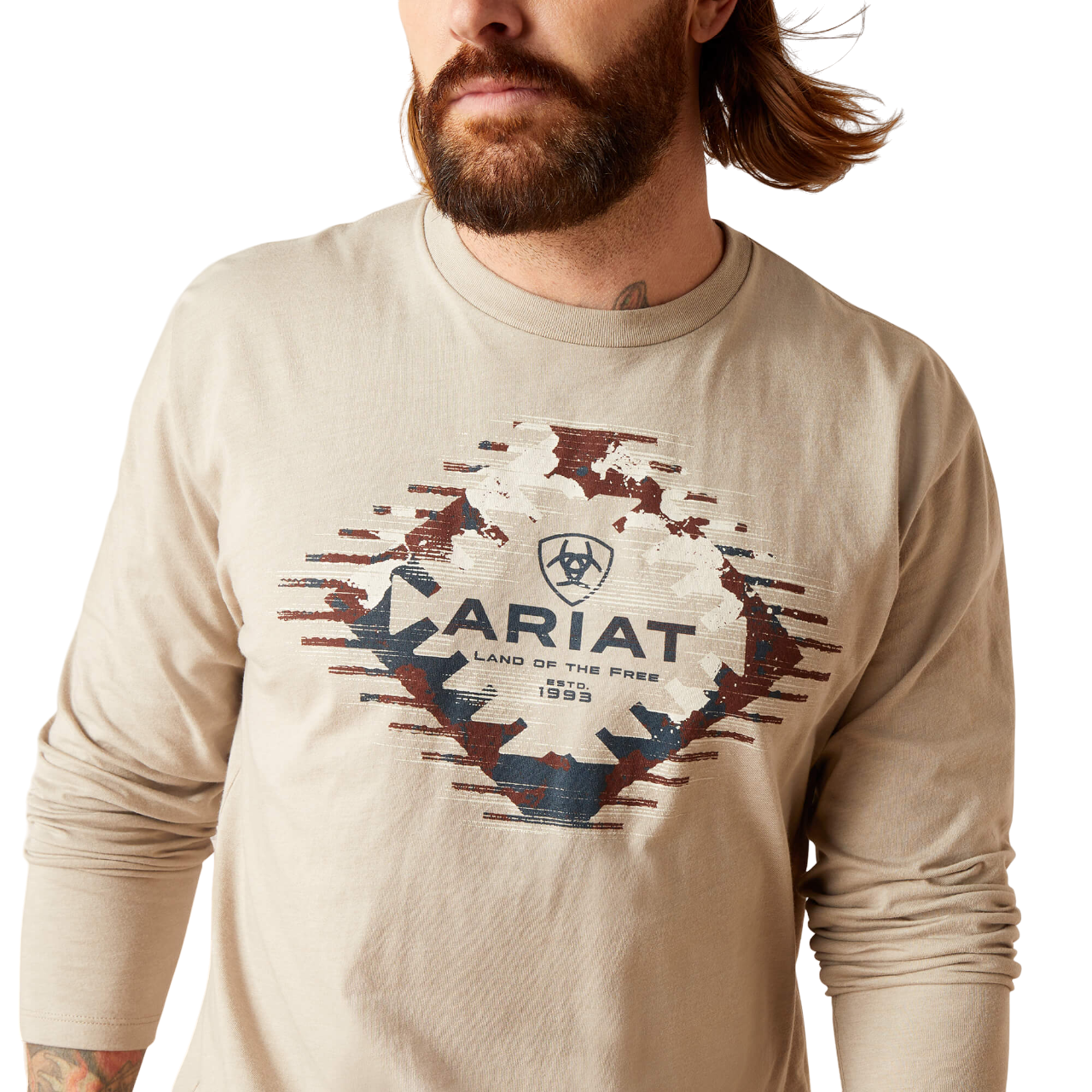 Shop the Ariat Aztec Logo T-shirt - Western Style, Quality Shirts