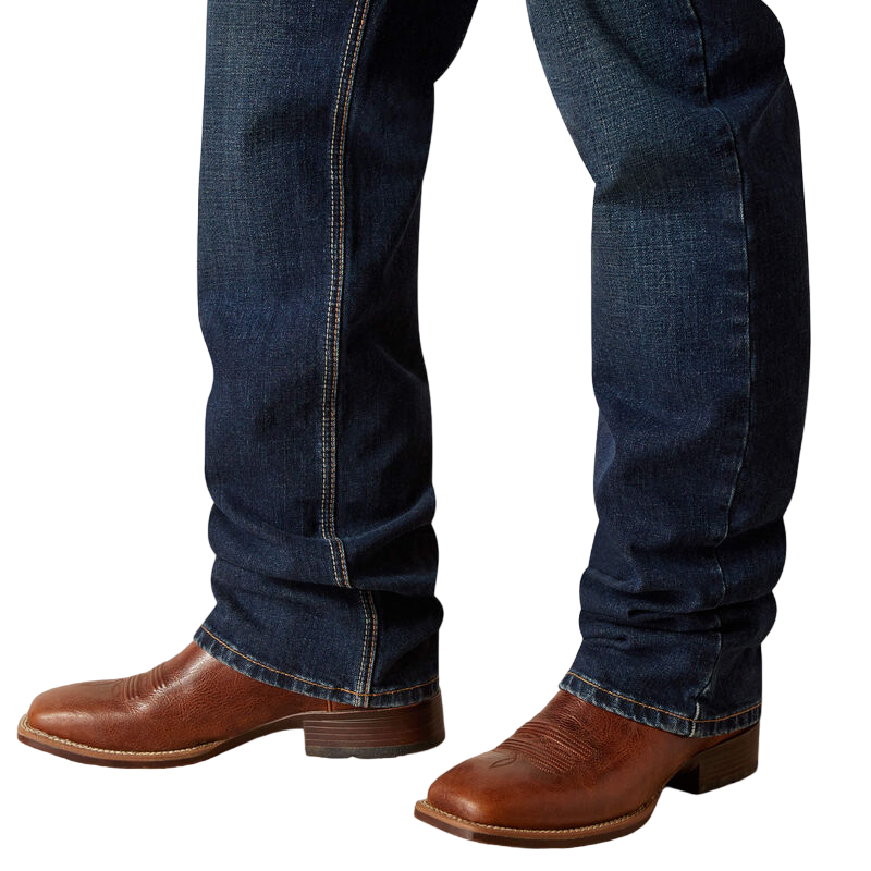 Ariat Men's Relaxed Dustin Boot Cut Blue Jeans | Western Style Bottoms