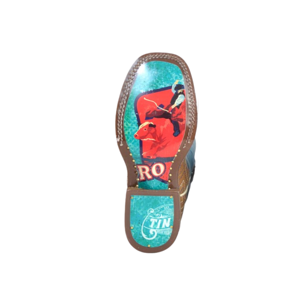 Roper Youth Unisex Maze Bull Rider Boots - Western Style | Quality ...