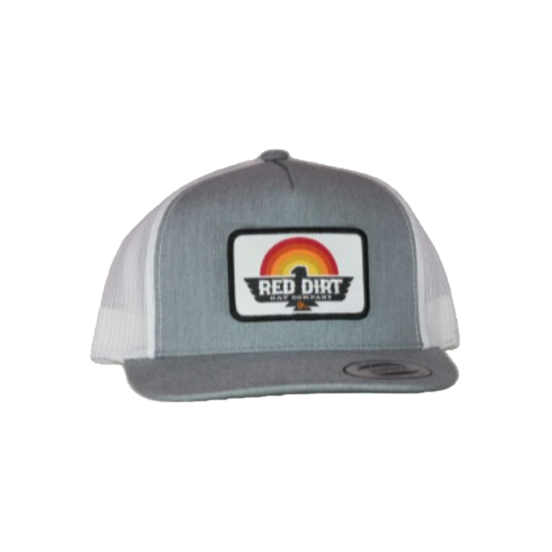 Early Bird Heather Grey Snapback Cap by Red Dirt Hat for Men