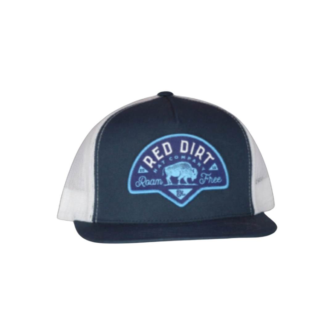 Red Dirt Hat Men's Navy White Snapback Cap - Classic Style