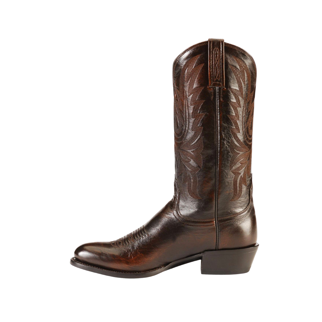 Lucchese Men's Carson Walnut Calf Boots - Western Style & Quality