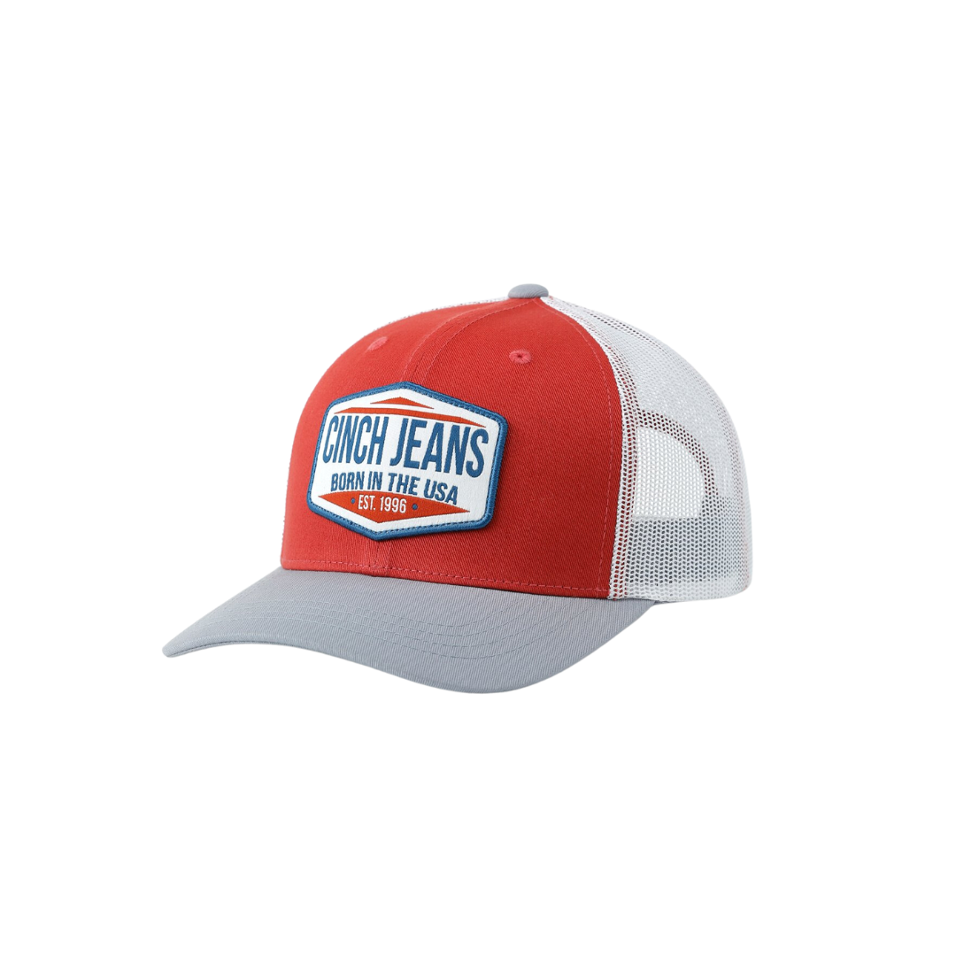 Red Cinch Men's Jeans Cap - Quality Western Style Hats