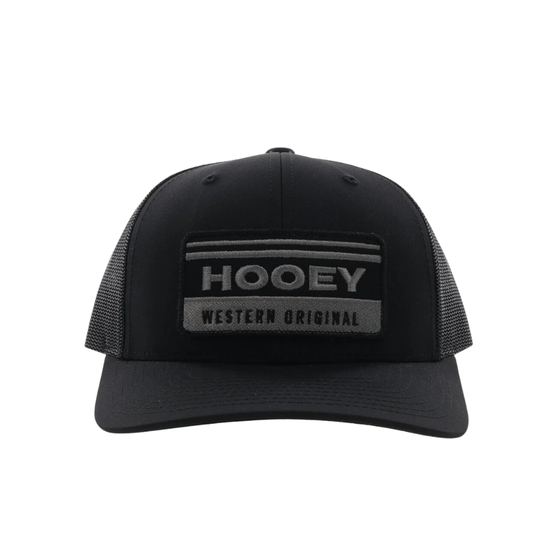 The Boot Jack: Hooey Men's Horizon Patch Black/Grey Hat