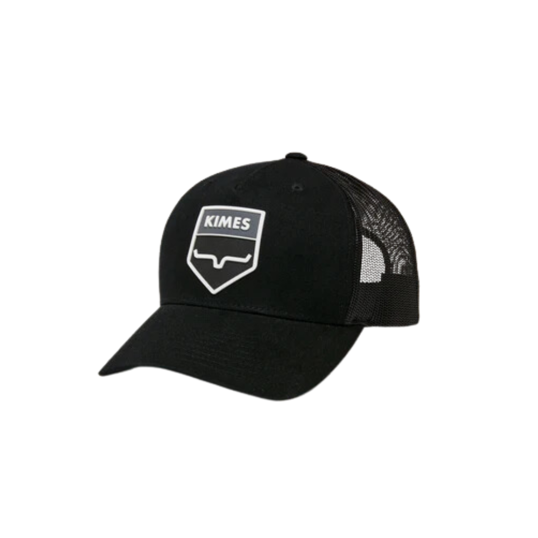 Kimes Ranch Black Trucker Hat: Western Style, Quality Mesh Design