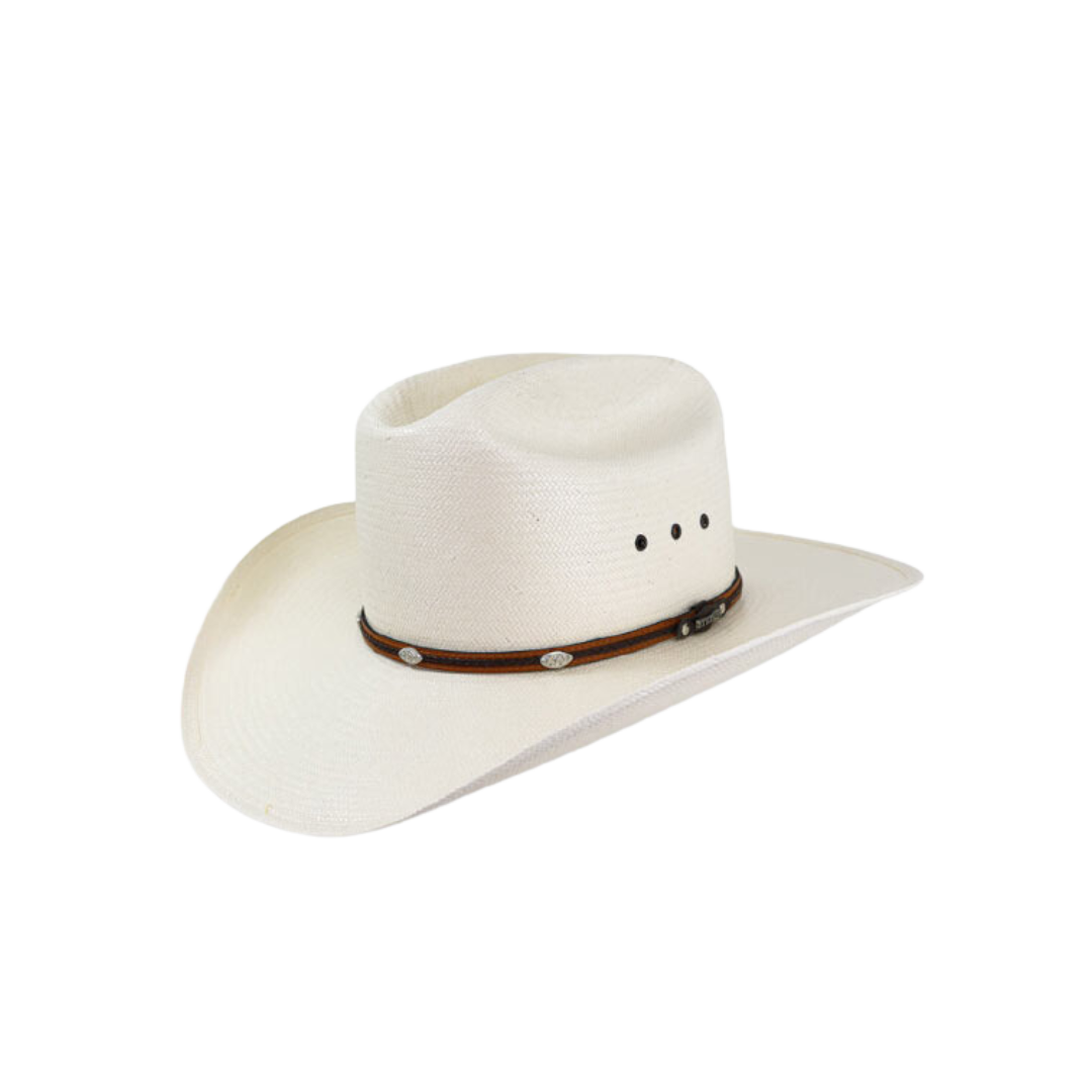 Stetson Men's Alamo Straw Cowboy Hat - Western Style, Made in USA
