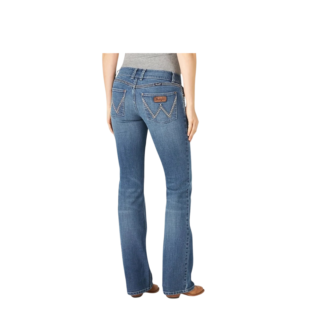 Wrangler Women's Retro Sadie Low Rise Tiffany Jeans - Quality Boot Cut Style