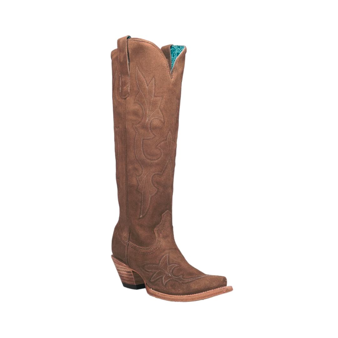 "Corral Women's Tall Sand Suede Western Boot - Rustic Charm & Style"