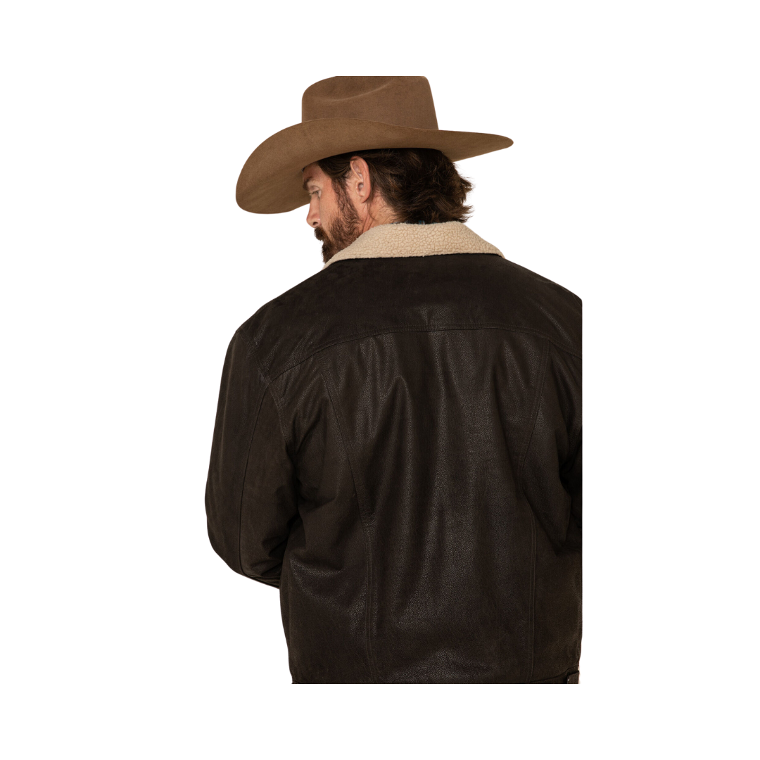 Cripple Creek Men's Wool Melton Button-front Coat | The Boot Jack