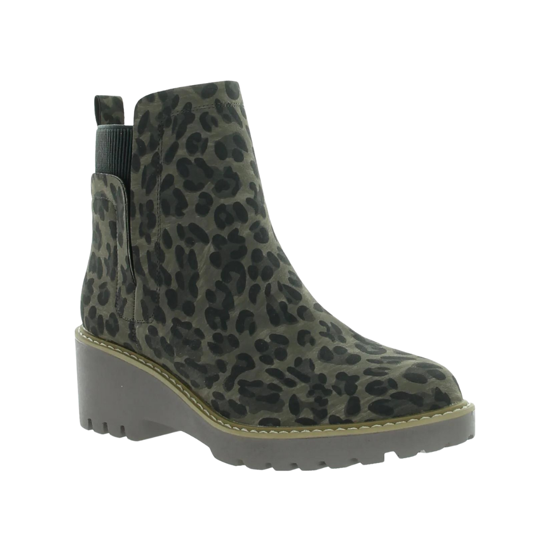 Corky's Women's Basic Grey Leopard Bootie - Stylish & Comfortable