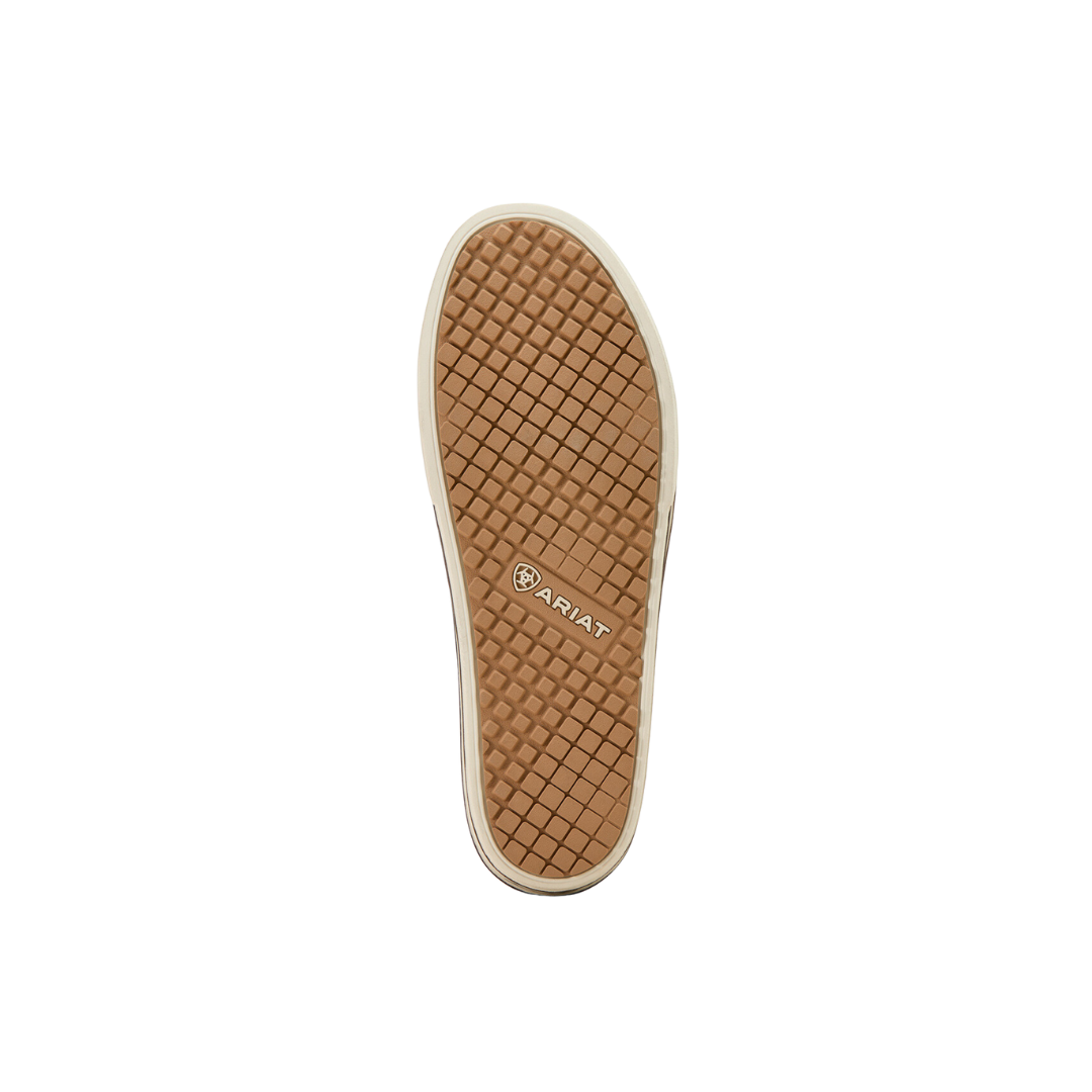 Ariat Women's Skylar Floral Emboss Lace Up Brown Shoes