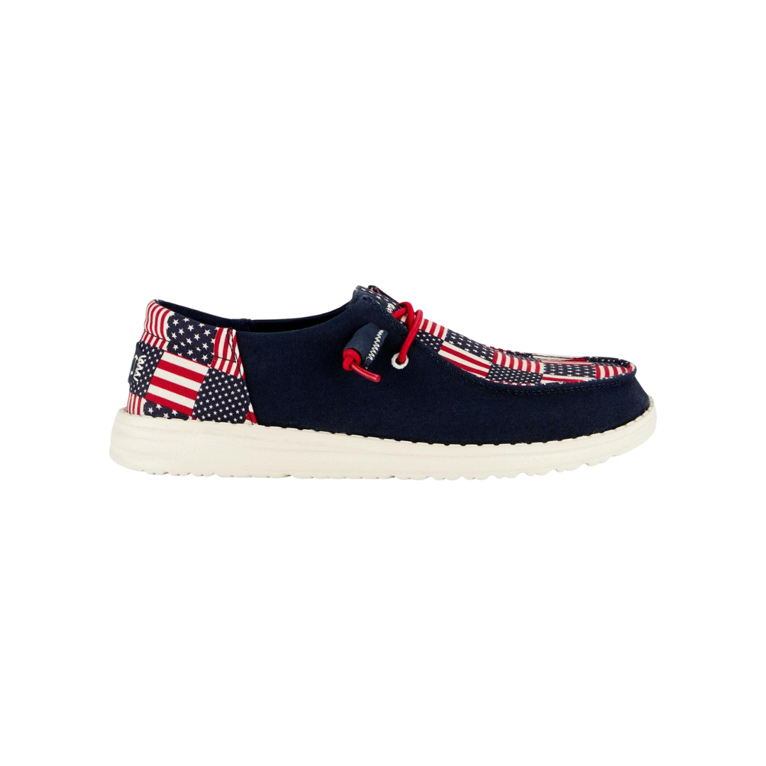 Hey Dude Women's Wendy Funk Americana Multicolor Shoes - Style, Western ...