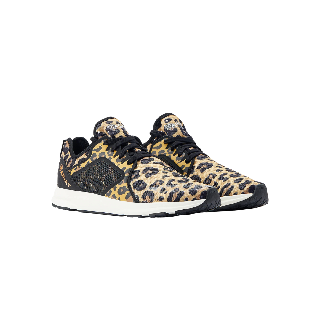 Ariat Women's Fuse Leopard Print Lace Up Shoes - Bold, Western Style ...