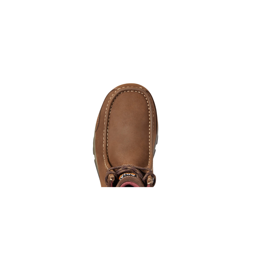 Ariat Women's Edge LTE Moc Composite Toe Work Dark Brown Boots
