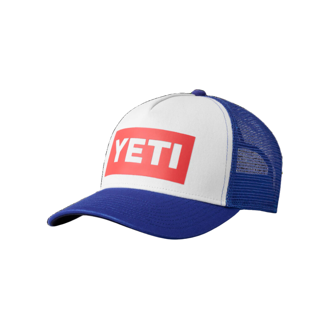 Yeti Men's American Logo Badge Mid Pro Trucker Cap – Style meets ...