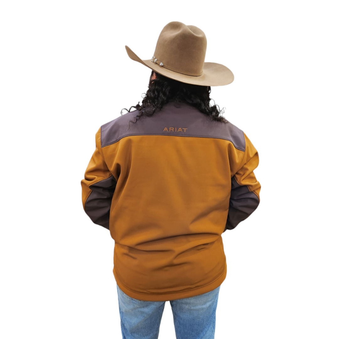 Ariat Men's Wyatt Softshell Chestnut Jacket - Western Style & Quality