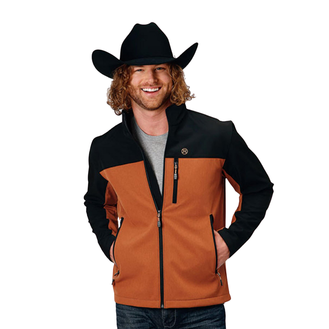 Roper Men's Tech Series Softshell Caramel Jacket - Versatile Western Style