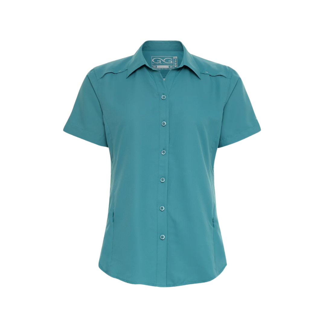 Gameguard Women's Mahi Microfiber Blue Shirt - Outdoor Comfort & Style