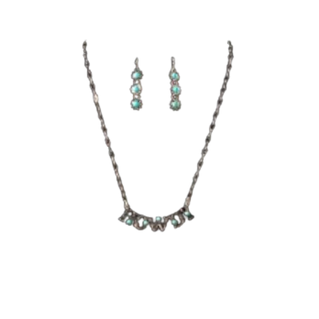 Shop M&F Women's Howdy Turquoise Set