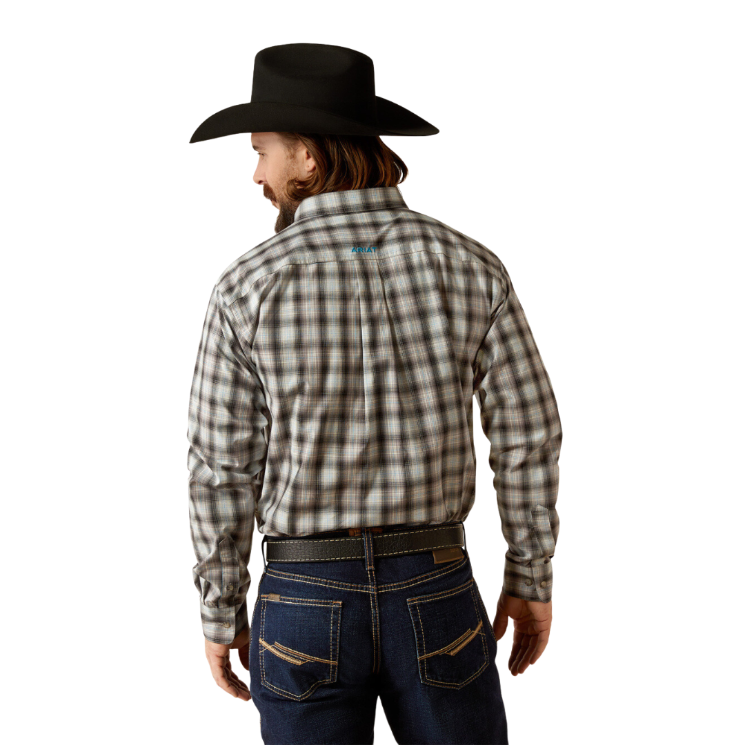 Ariat Men's Pro Jamison Grey Shirt - Western Style for Performance