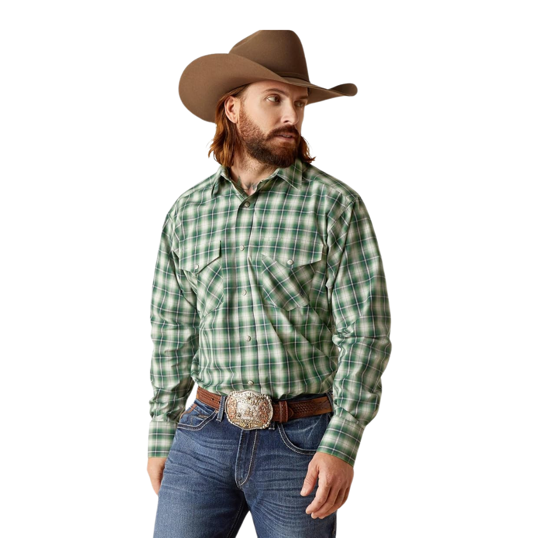 Ariat Men's Pro Series Classic Fit Everett Dusty Paper Shirt - Quality ...