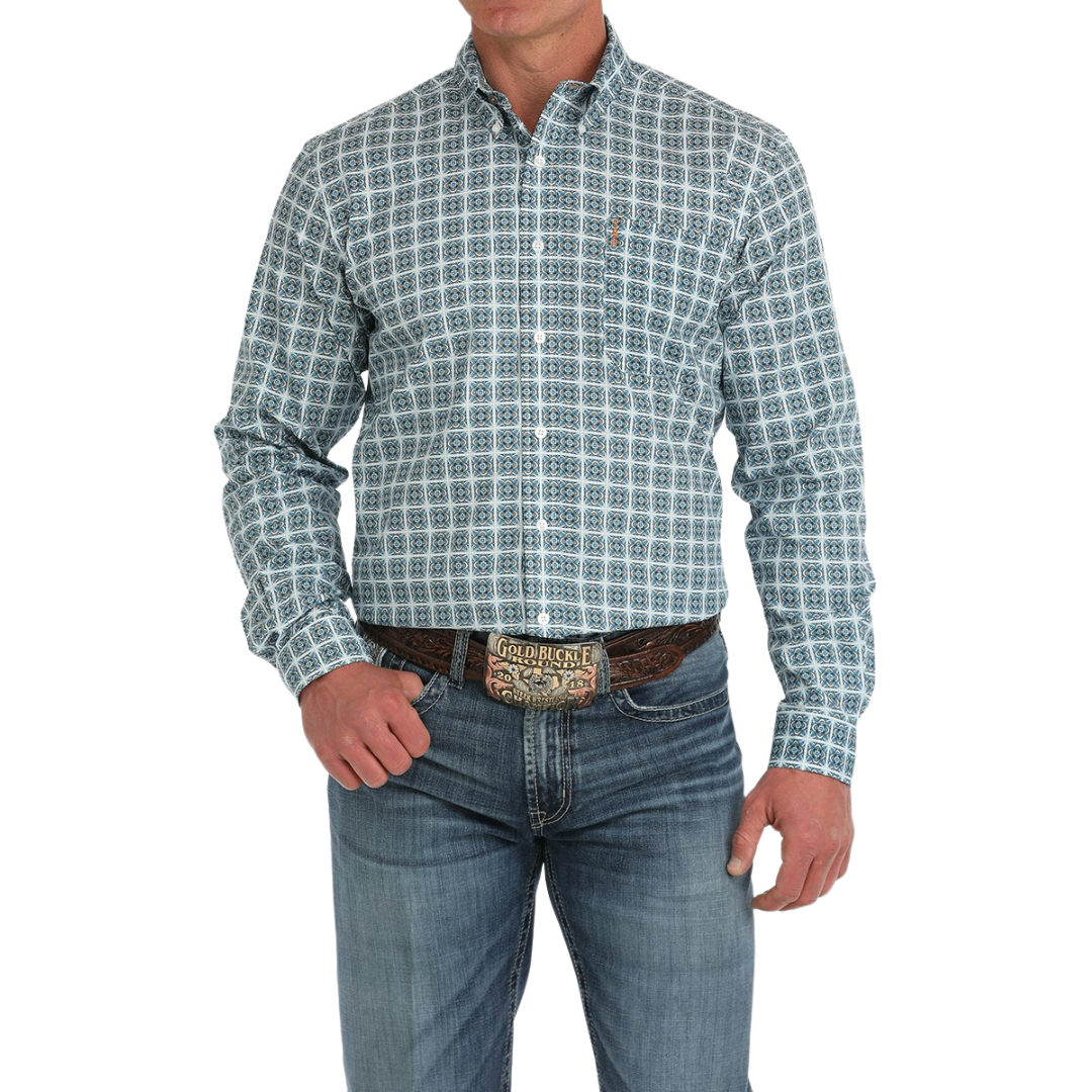 Cinch Men's Modern Fit Plaid Multicolor Shirt