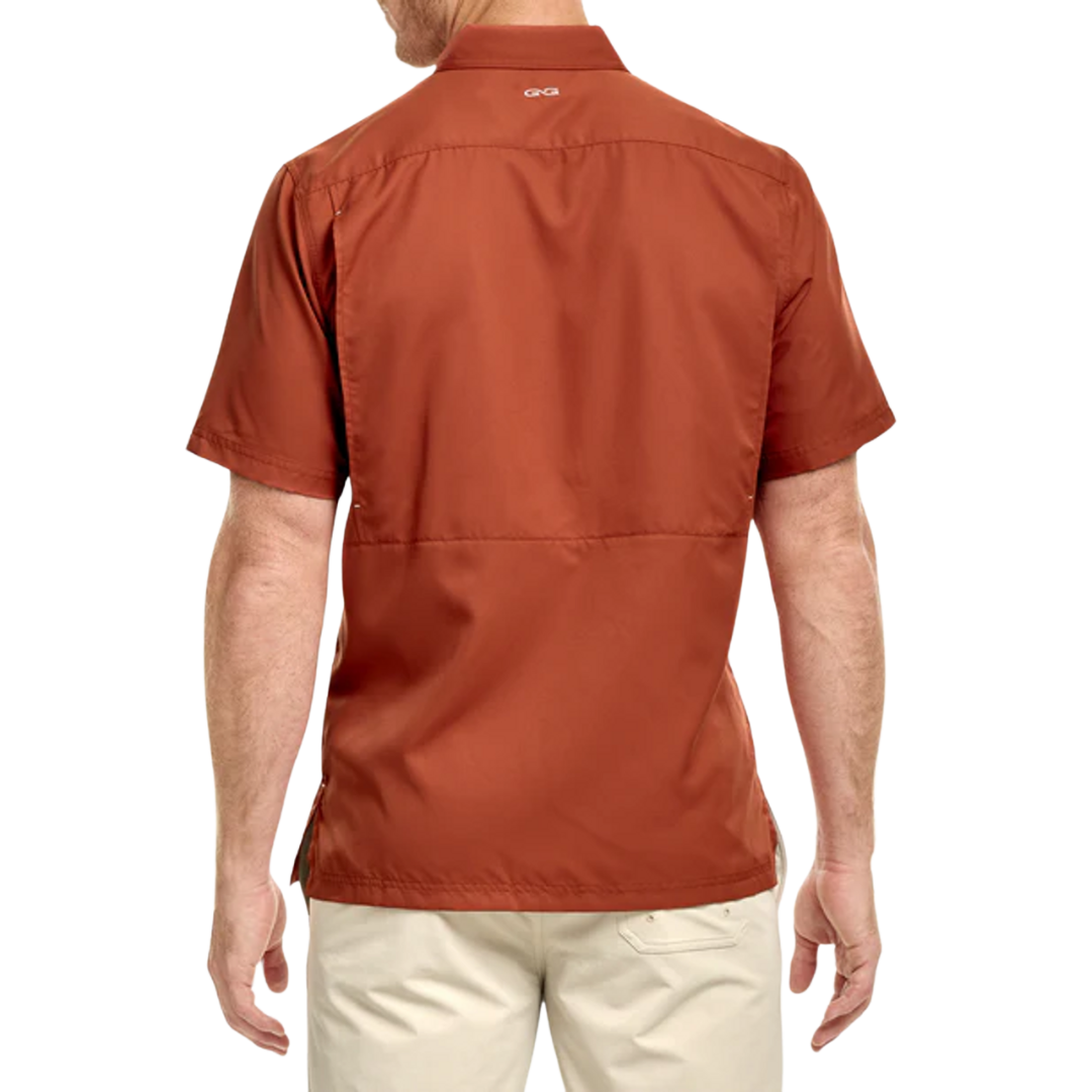 GameGuard Men's Explorer Microfiber Copper Red Shirt