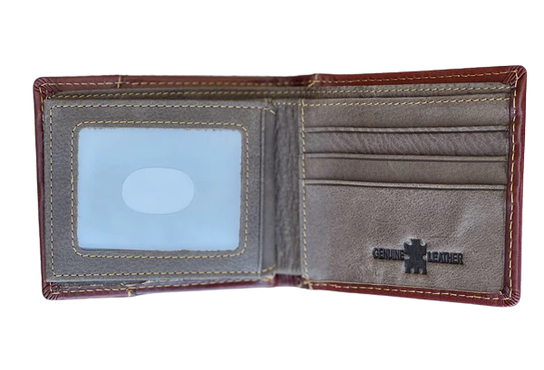 Top Notch Brown Rooster Bi-Fold Wallet - Style, Western, Quality - The ...