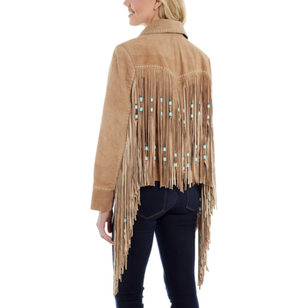 Stylish Women's Cripple Creek Suede Fringe Jacket - The Boot Jack
