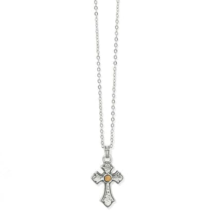 Shop the Brighton Women's Majestic Regal Cross Necklace - Reversible ...