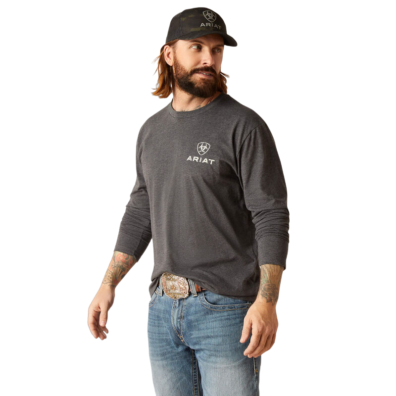 The Boot Jack: Get Comfy in the Ariat Wooden Flag T-shirt