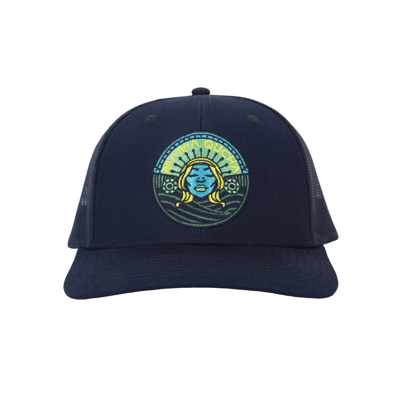 Mama Qucha Co Men's Navy Embroidered Hat - Style meets Quality