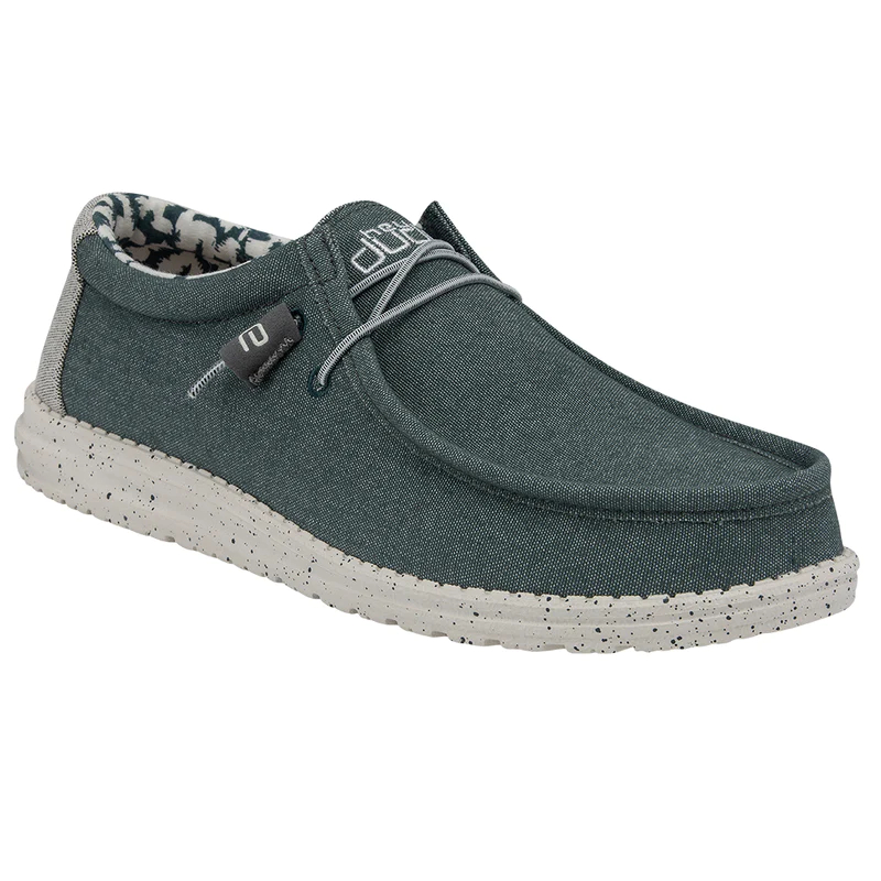 Hey Dude Men's Wally Stretch Aqua Shoe - Stylish, Western Quality