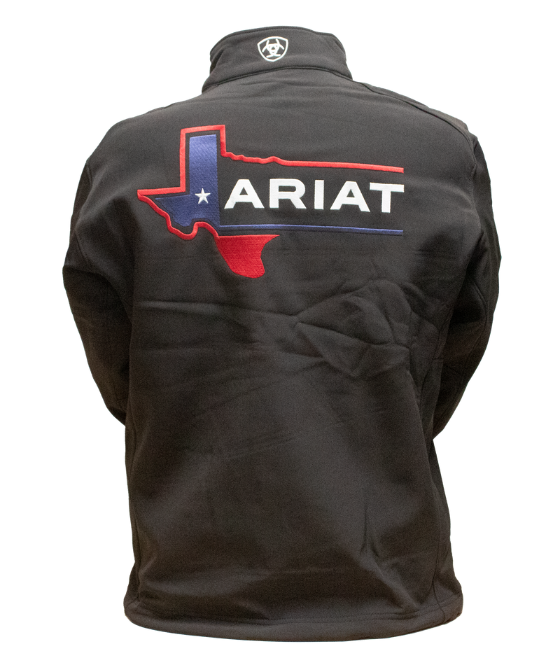 Ariat Texas Flag Black Jacket - Streamlined & Featherweight