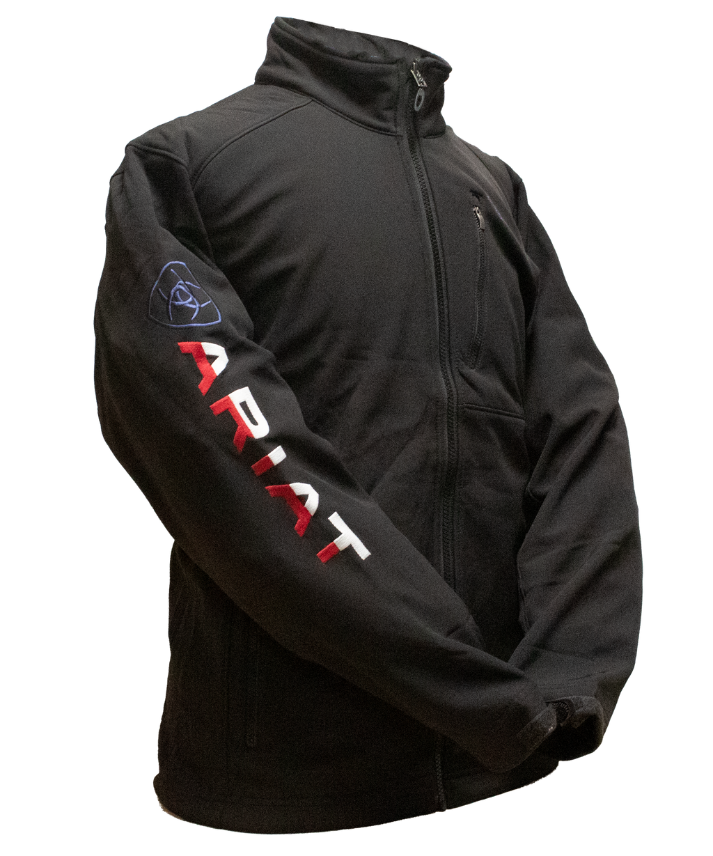 Ariat Texas Flag Black Jacket - Streamlined & Featherweight
