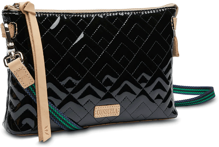 Consuela Women's Midtown Crossbody Bag - Black Quilted, Versatile Style